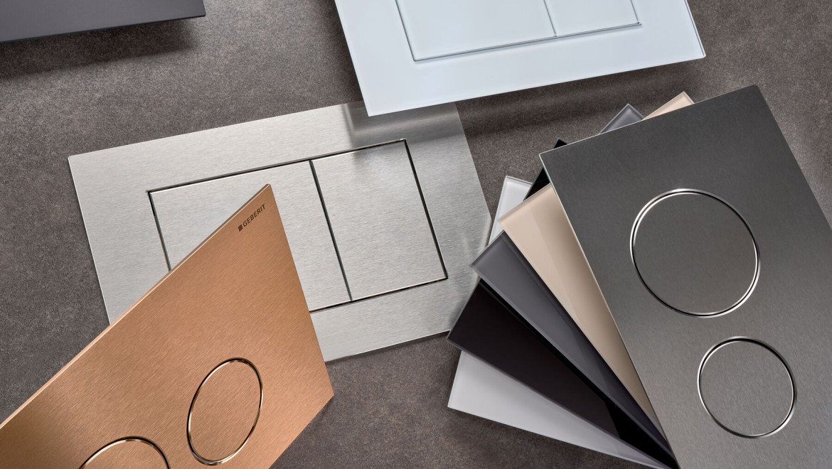 Geberit actuator plates, flush plates and WC flush controls | Geberit USA
