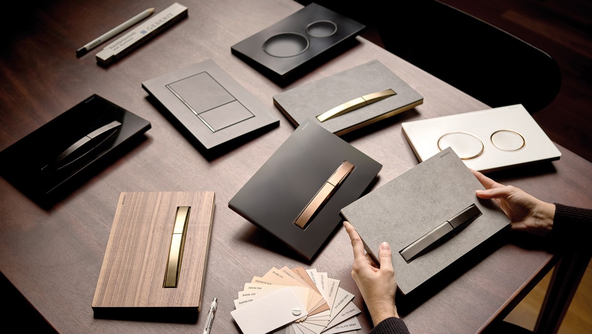 Geberit actuator plates, flush plates and WC flush controls | Geberit USA